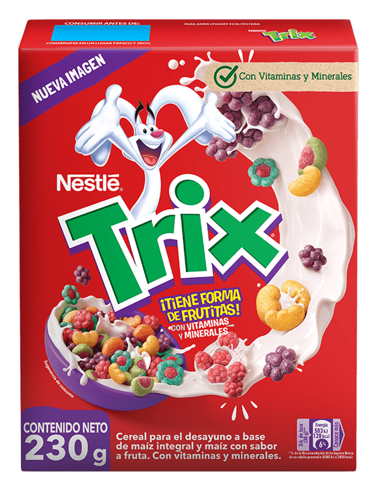 Dibujo Del Conejo Trix De Nestle Desayunando Cereal Para Pintar Y